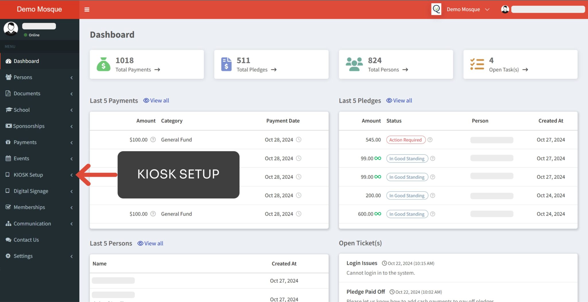 Streamline Your Mosque Operations with Our User-Friendly Interface ...